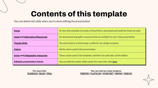 Colorful Diagram Template