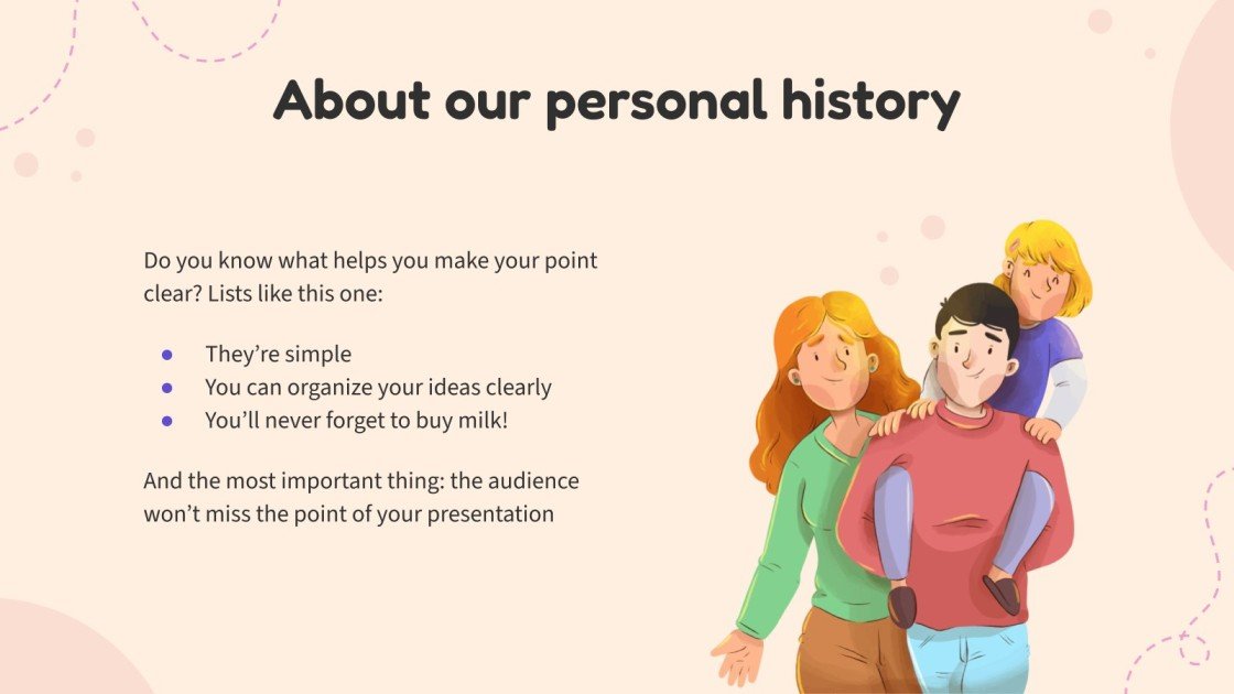 Family and Personal History - History - 1st Grade