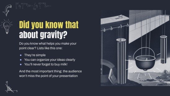 Science Subject for High Shcool: Gravity Force Presentation