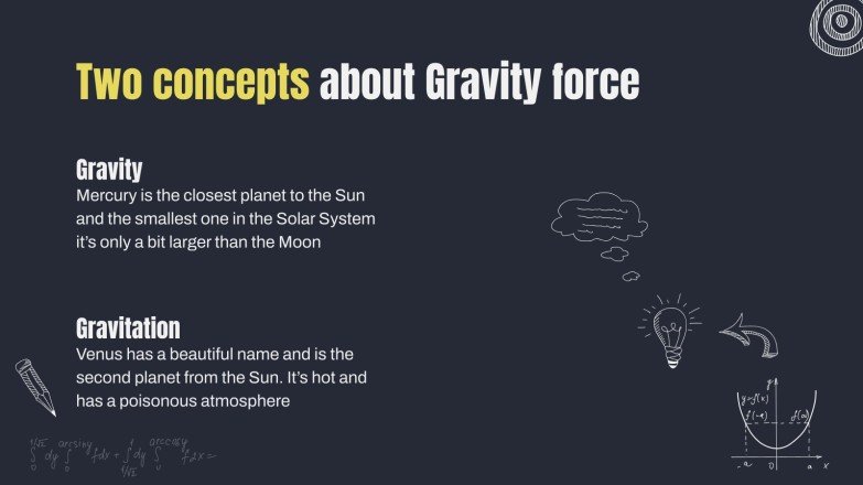 Science Subject for High Shcool: Gravity Force Presentation