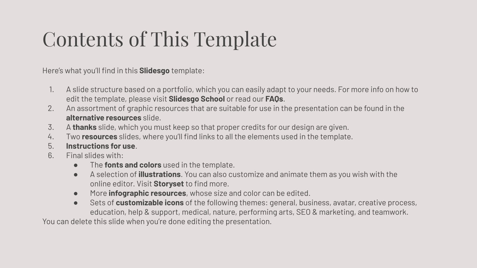 Art Portfolio Google Slides Theme and PowerPoint Template