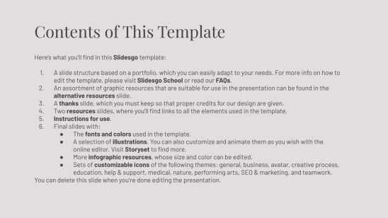 Art Portfolio Google Slides Theme and PowerPoint Template