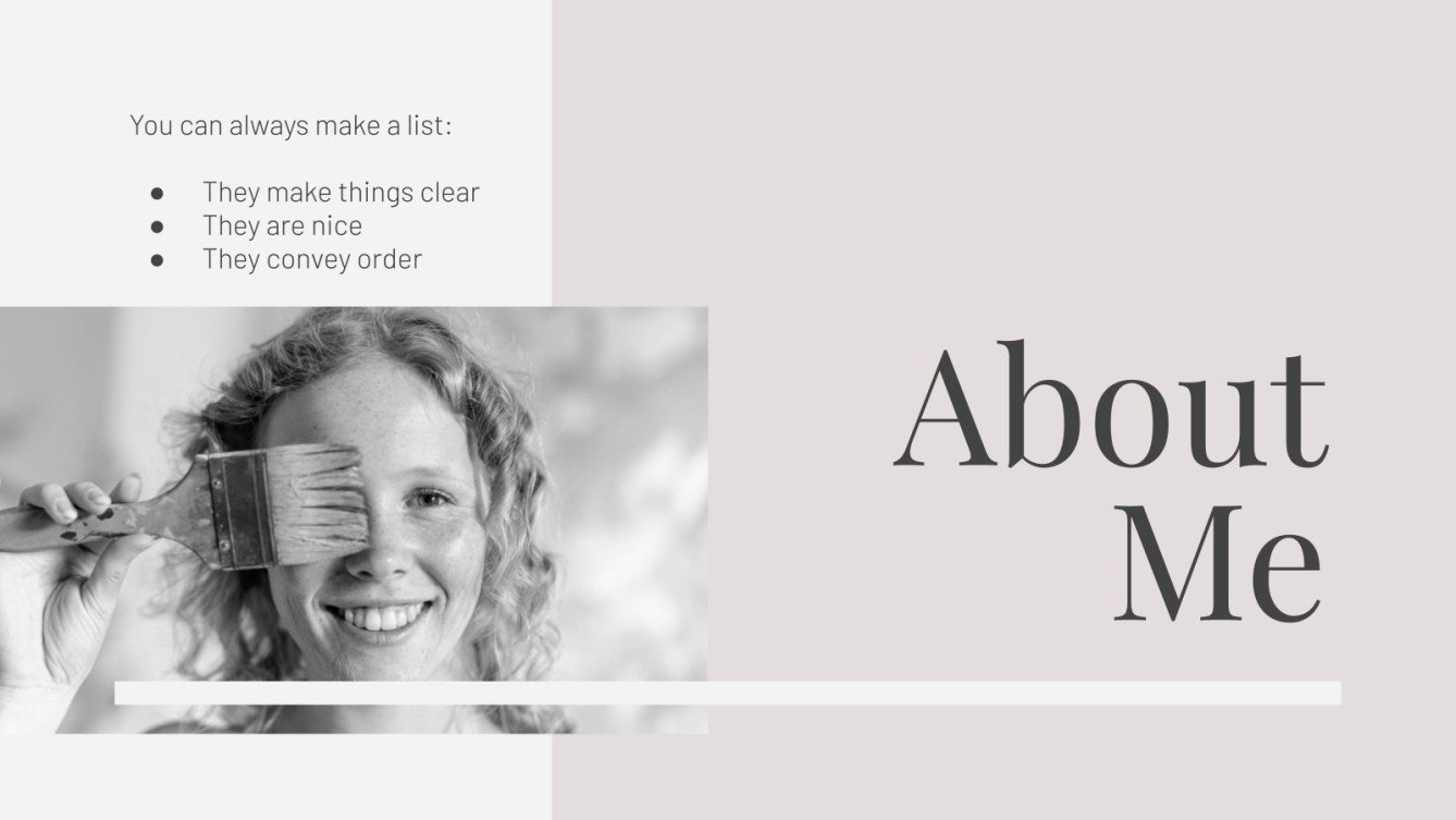 Art Portfolio Google Slides Theme and PowerPoint Template