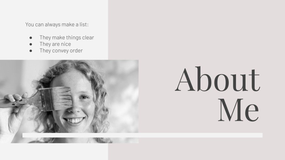 Art Portfolio Google Slides Theme and PowerPoint Template