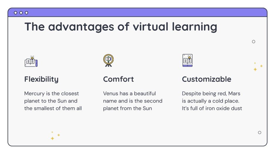 Virtual Learning School Center Presentation