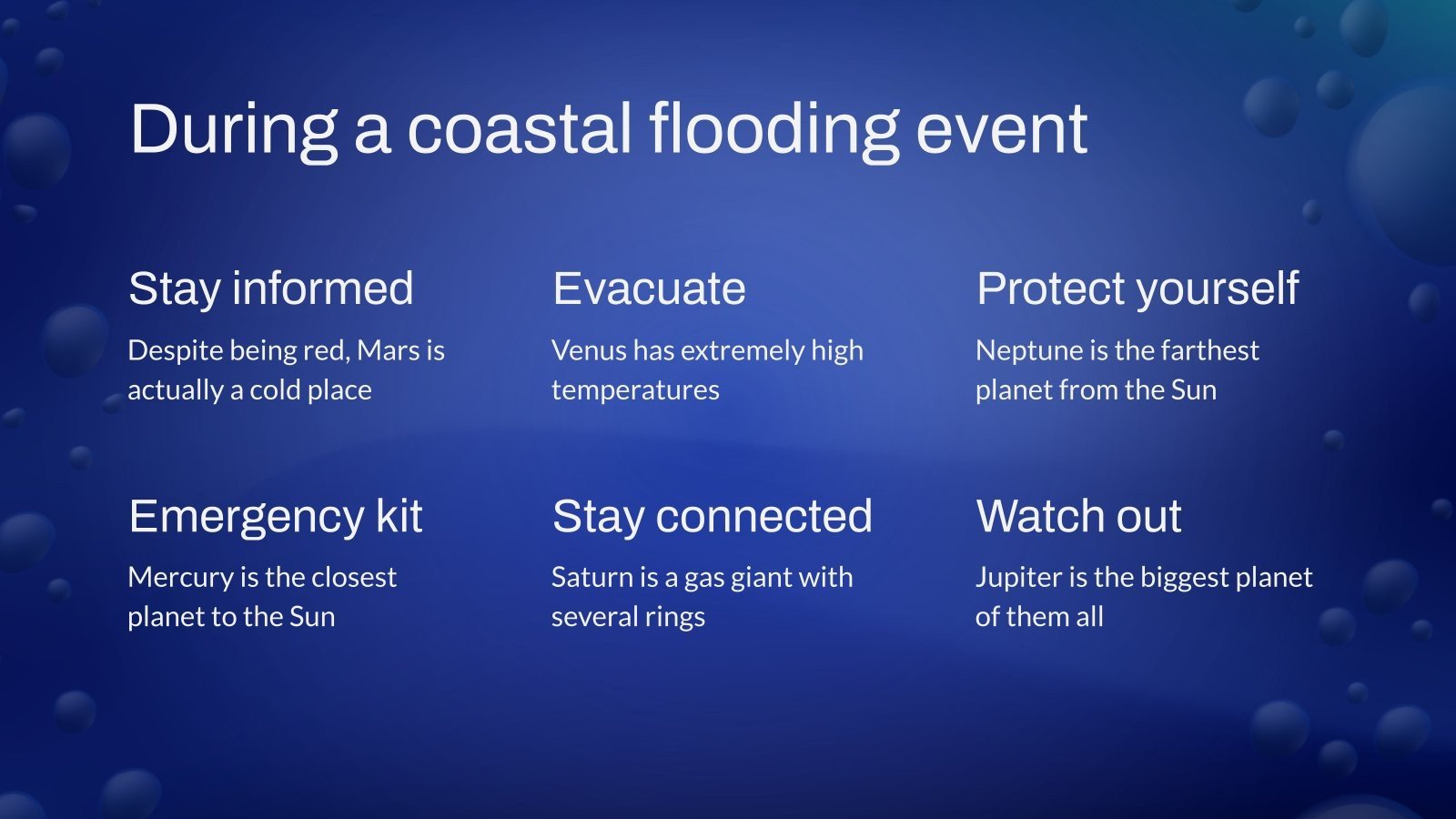 Natural Disasters: Coastal Flooding Presentation