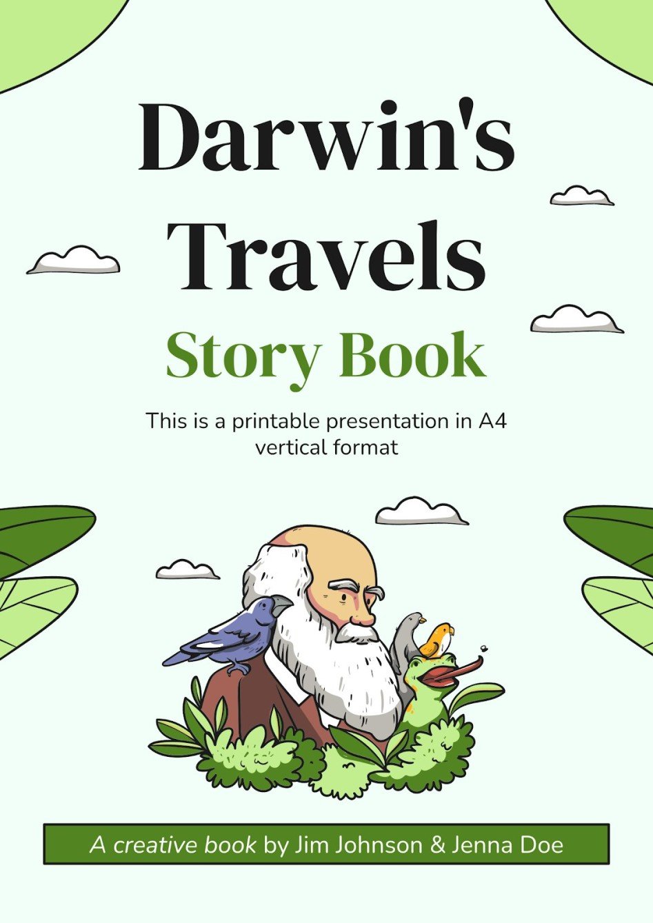 Plantillas de Google Slides y PPT en forma de libro de cuentos