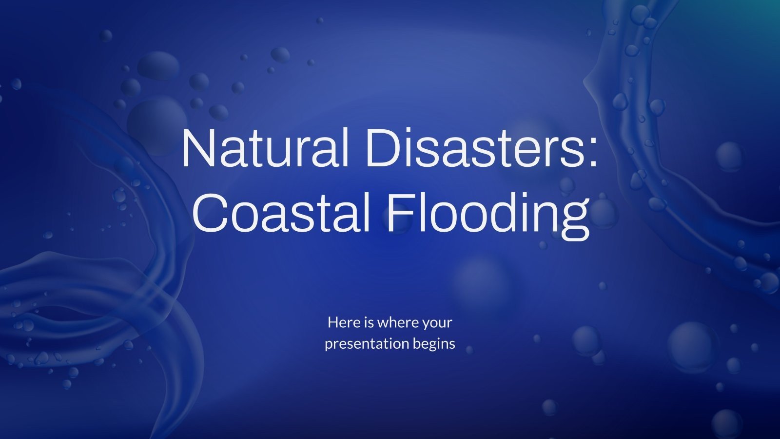 Plantillas gratis para Google Slides y PPT sobre desastres