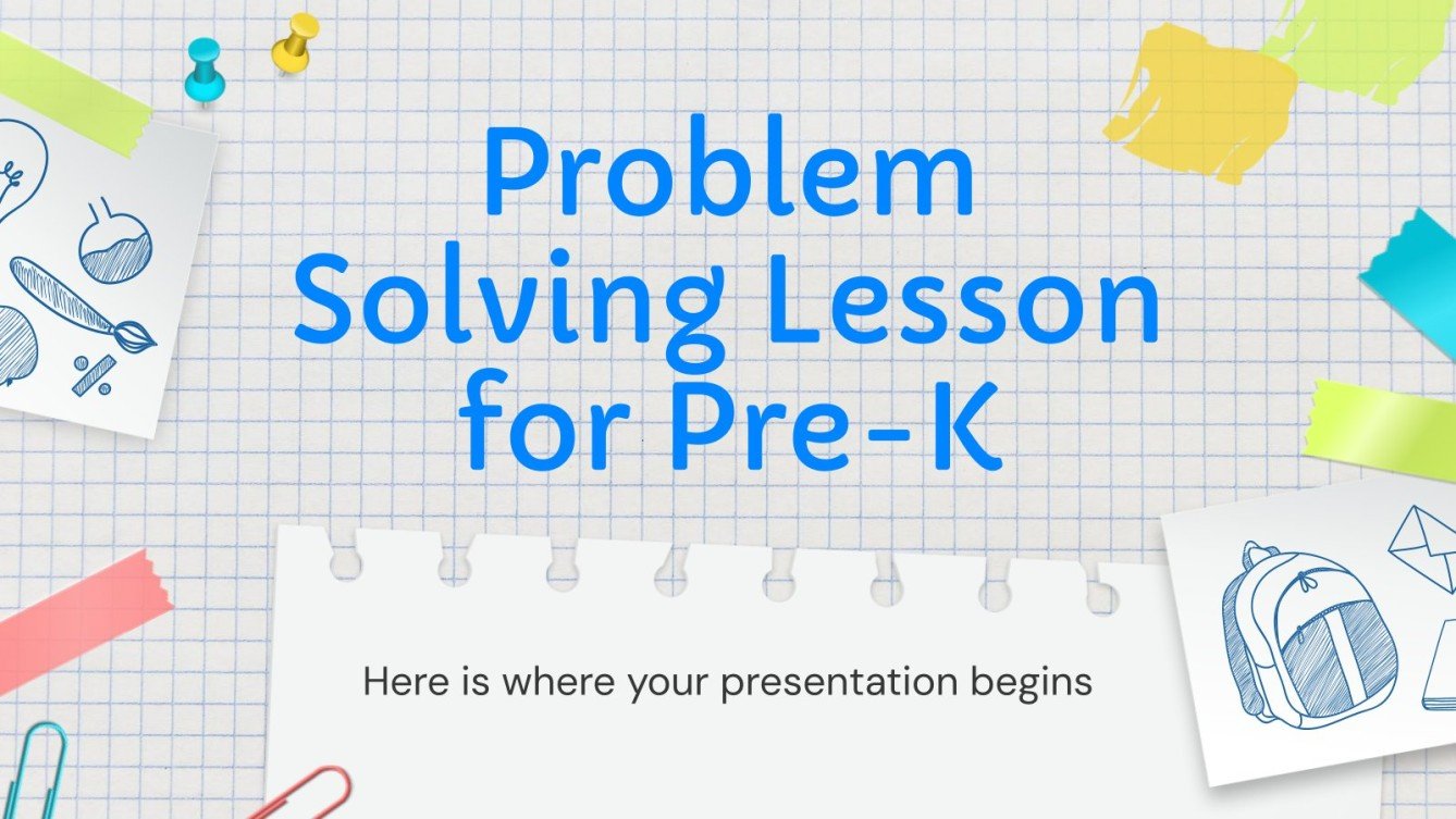 Problem Solving Lesson for Pre-K Presentation