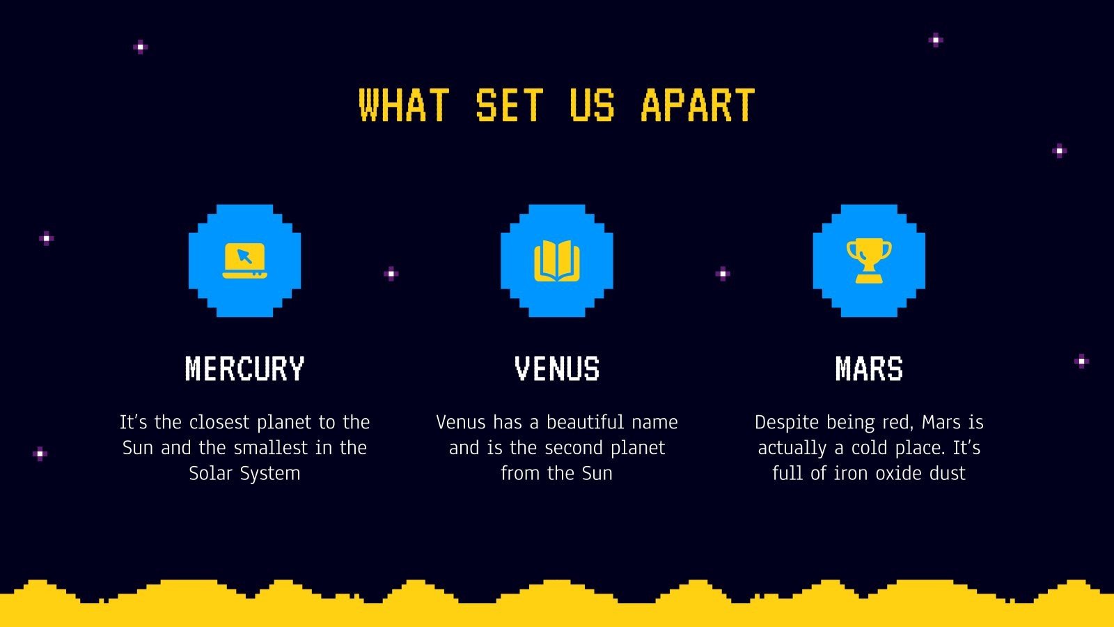 Pixel Alien Invaders Game Design School Center Presentation