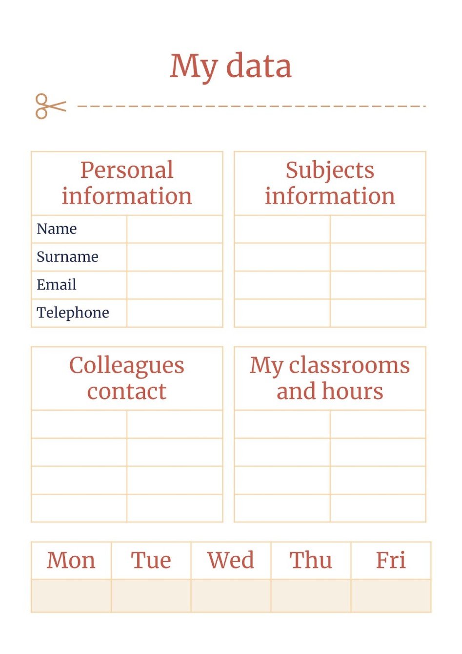 Vintage Elementary Teacher's Notebook Presentation