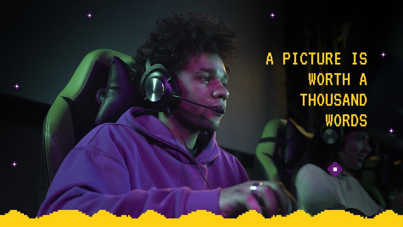 Pixel Alien Invaders Game Design School Center Presentation