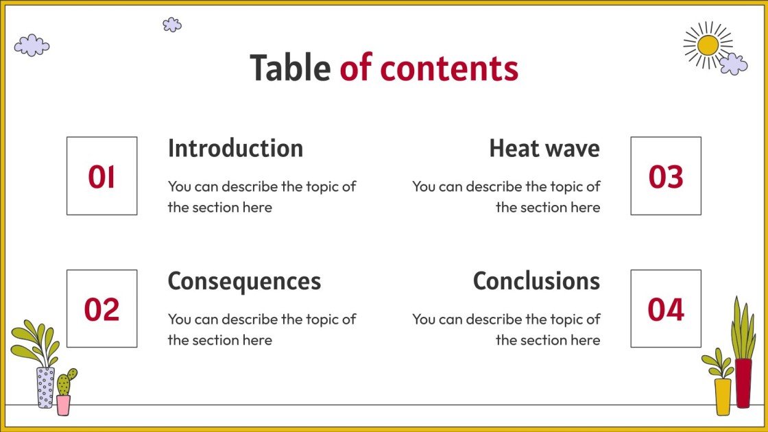 Natural Disasters: Heat Wave Presentation