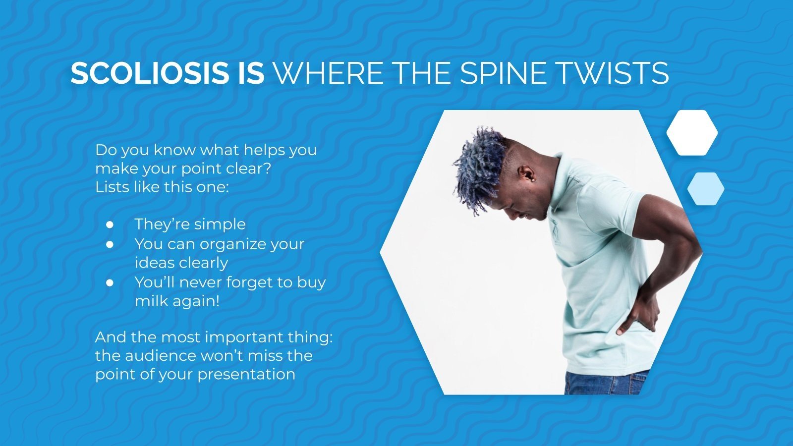 Back Problems: Scoliosis Presentation