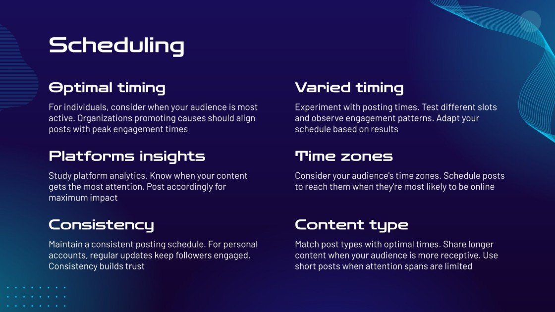 Futuristic Style Social Media Strategy Presentation