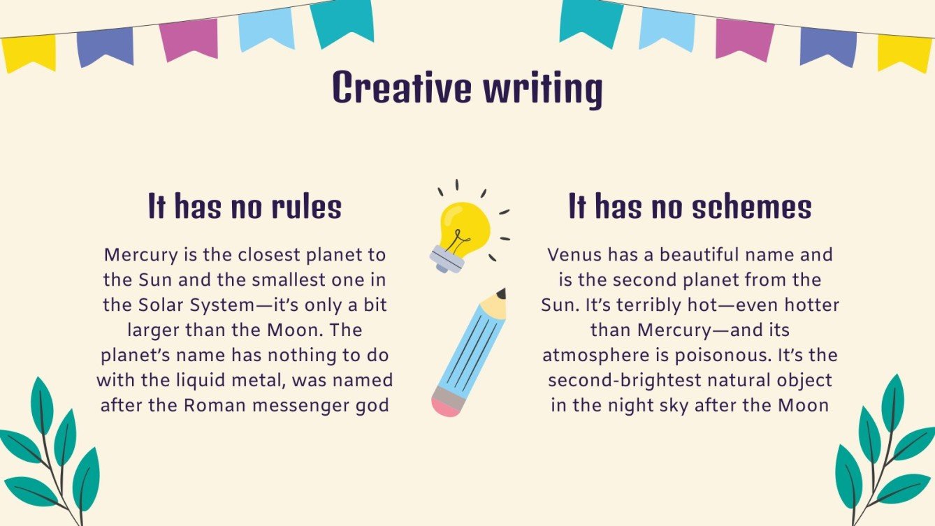 Creative Writing Workshop for Kids Presentation