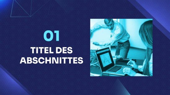 German Tech Company Business Plan Presentation