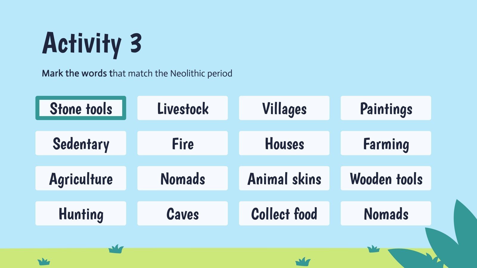 History for Middle School: Neolithic Period Activities