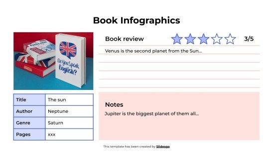 Book Infographics Template