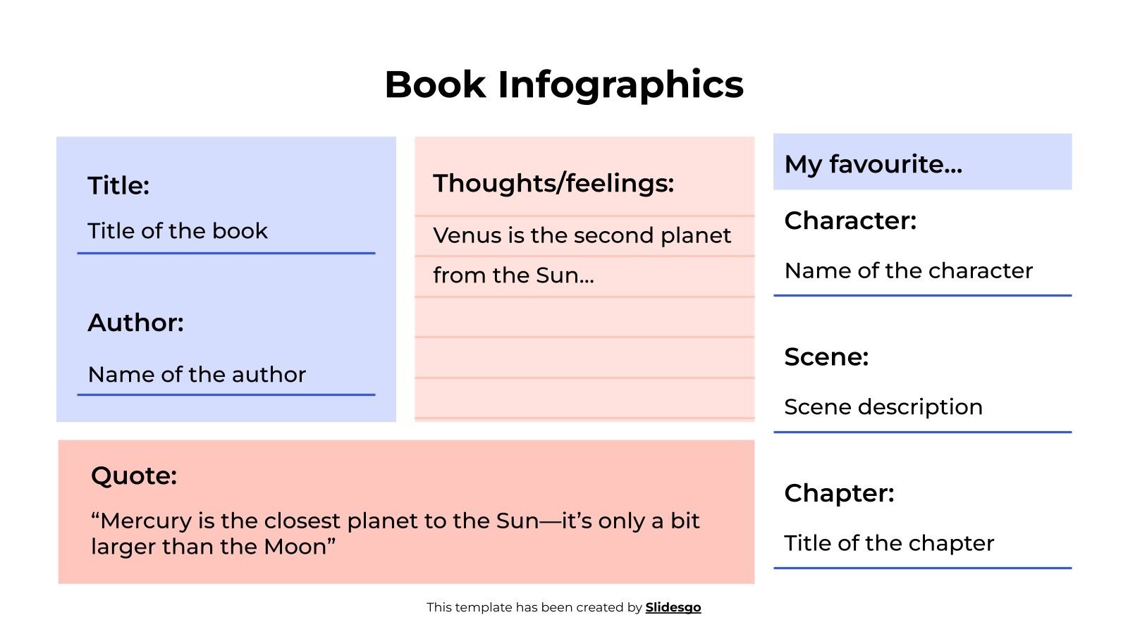 Book Infographics Template