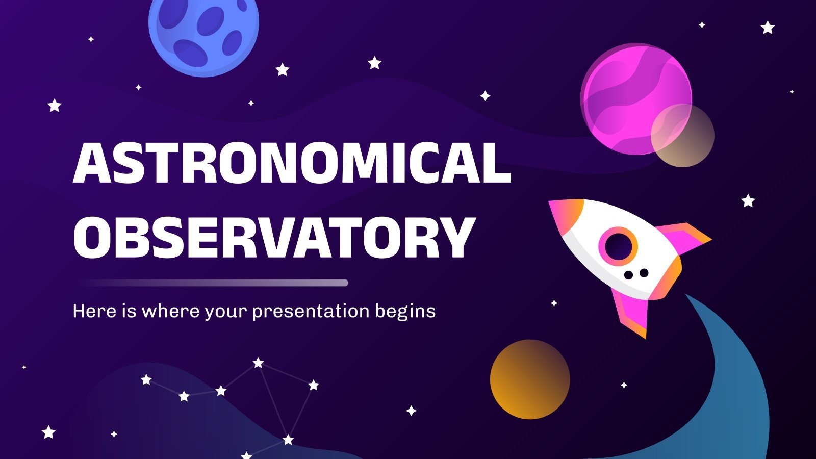 Free Galaxy Google Slides themes and PowerPoint templates