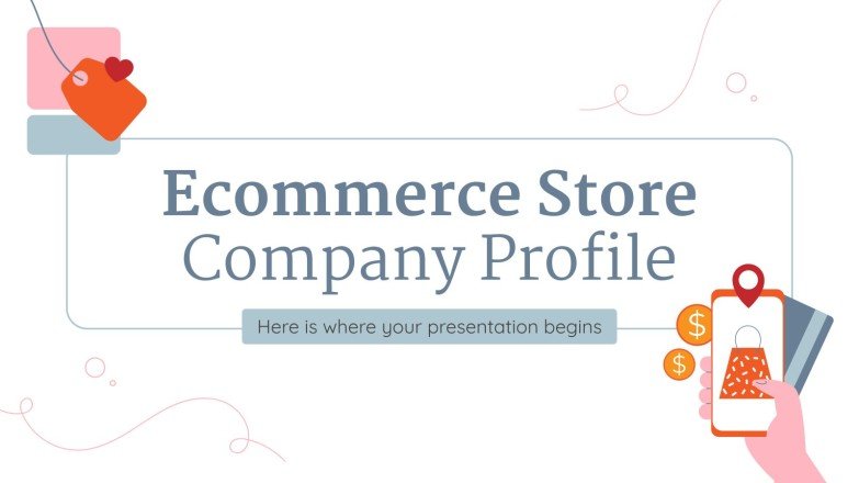 Ecommerce Store Company Profile Presentation