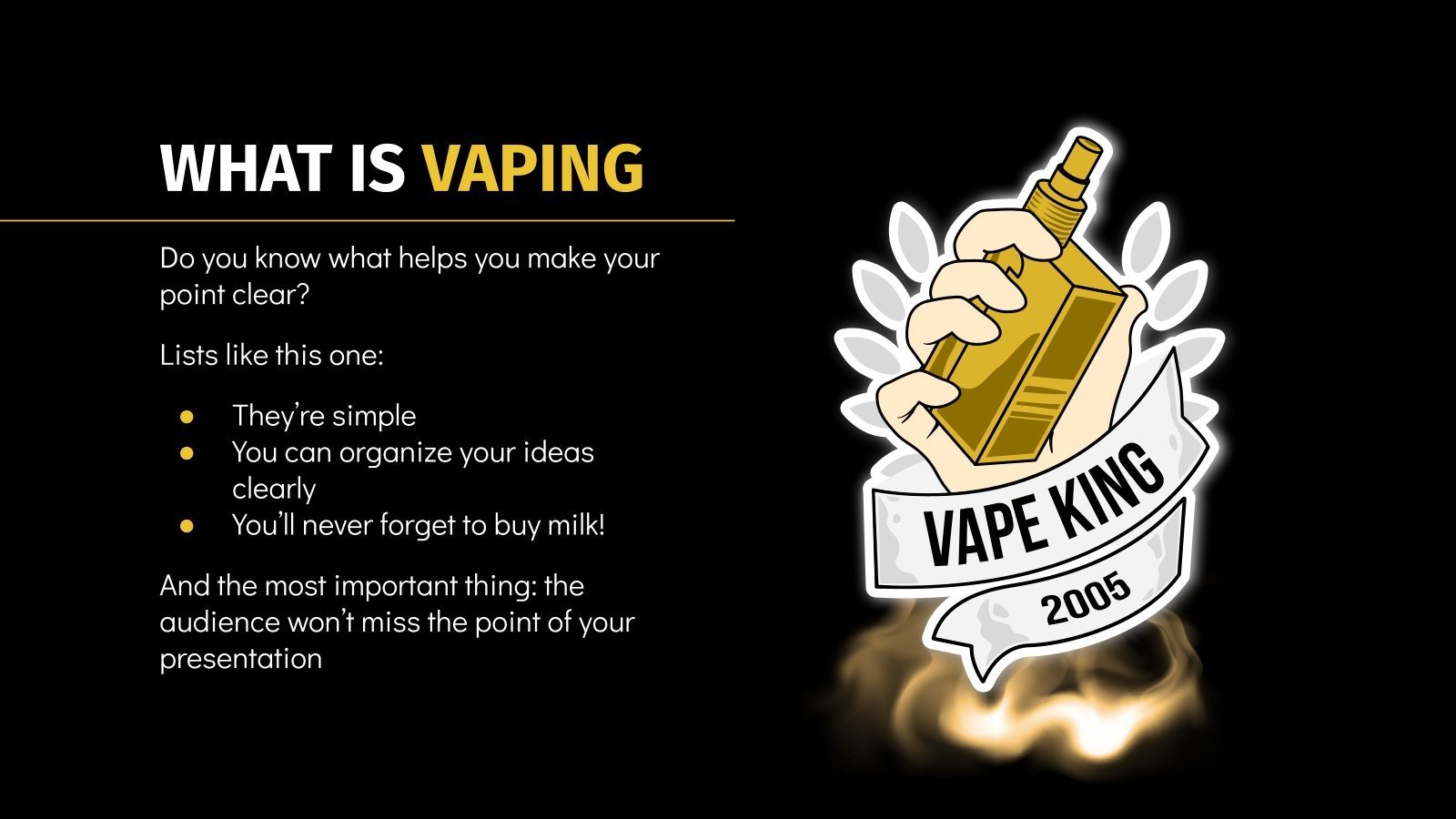 All About Vaping Presentation