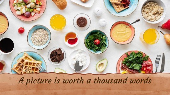 Cute Watercolor People Enjoying Delicious Food Minitheme