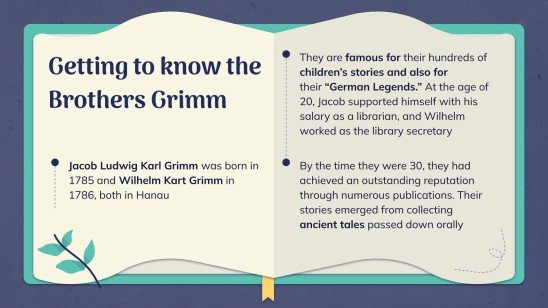 Grimm Brothers' Fairy Tales Presentation