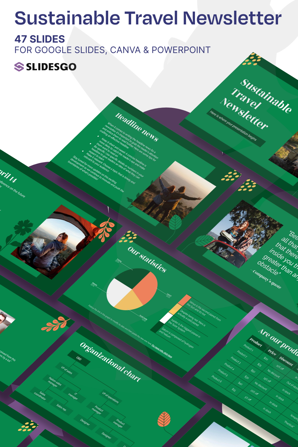 Sustainable Travel Newsletter Presentation