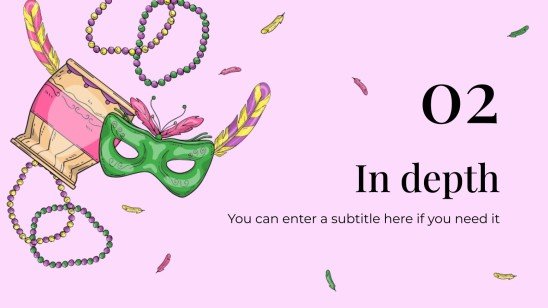 Happy Mardi Gras Newsletter | Google Slides & PowerPoint