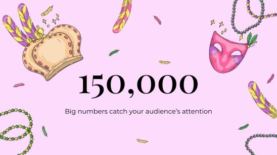 Happy Mardi Gras Newsletter | Google Slides & PowerPoint