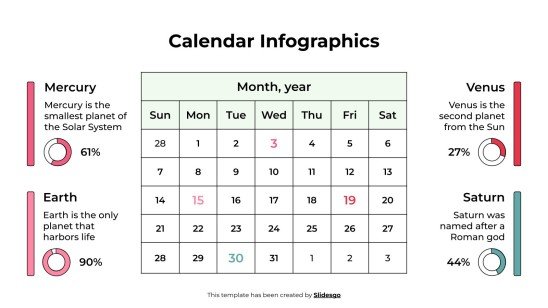 Calendar Infographics Presentation