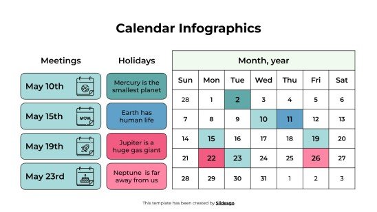 Calendar Infographics Presentation