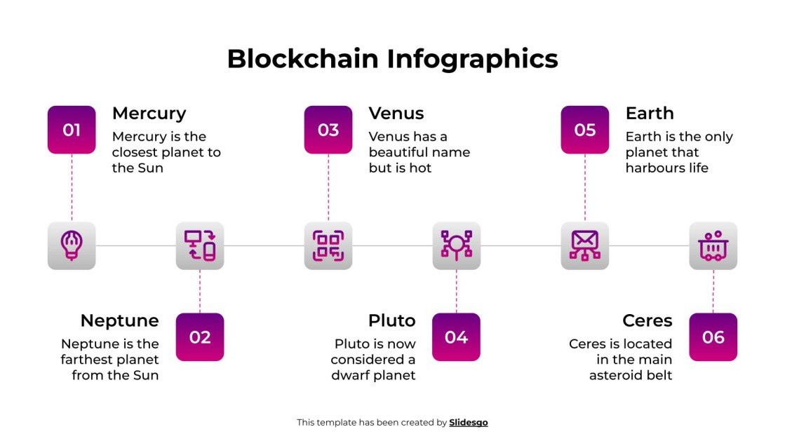Blockchain Infographics Template