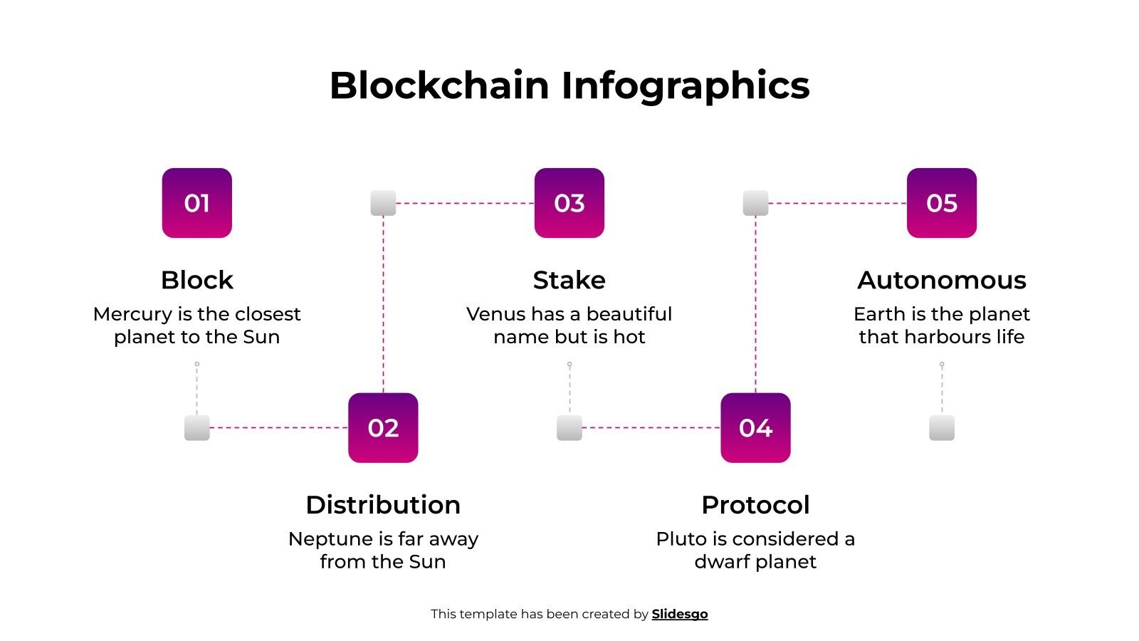 Blockchain Infographics Template