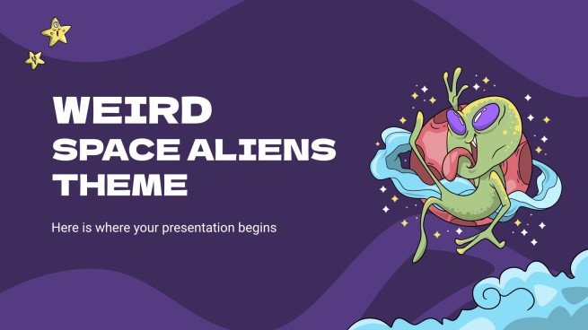 Weird Space Aliens Theme Presentation