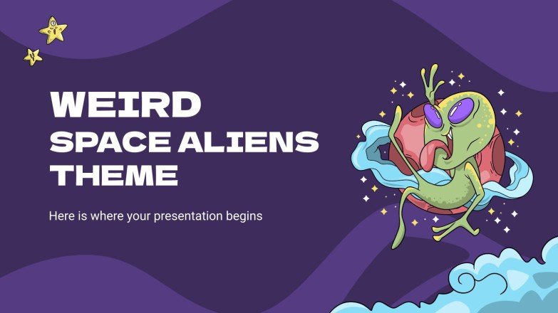 Weird Space Aliens Theme Presentation