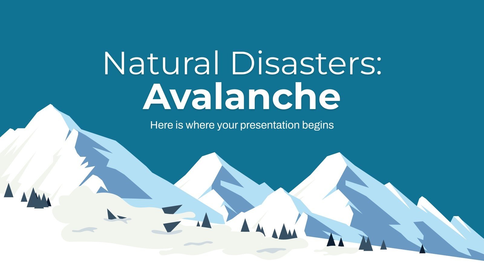Natural Disasters: Avalanche Presentation
