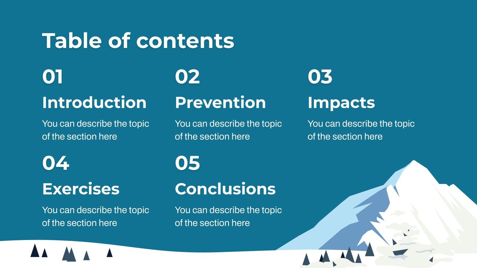 Natural Disasters: Avalanche Presentation