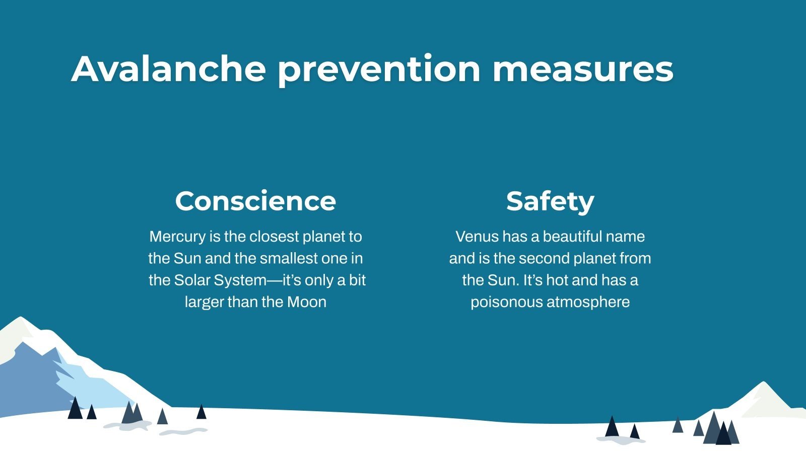 Natural Disasters: Avalanche Presentation