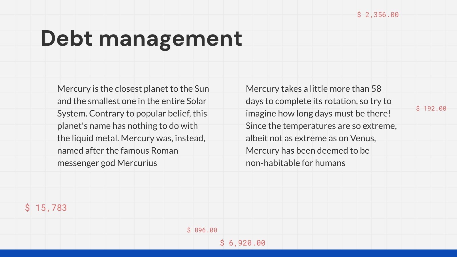 College Student Debt Management Presentation