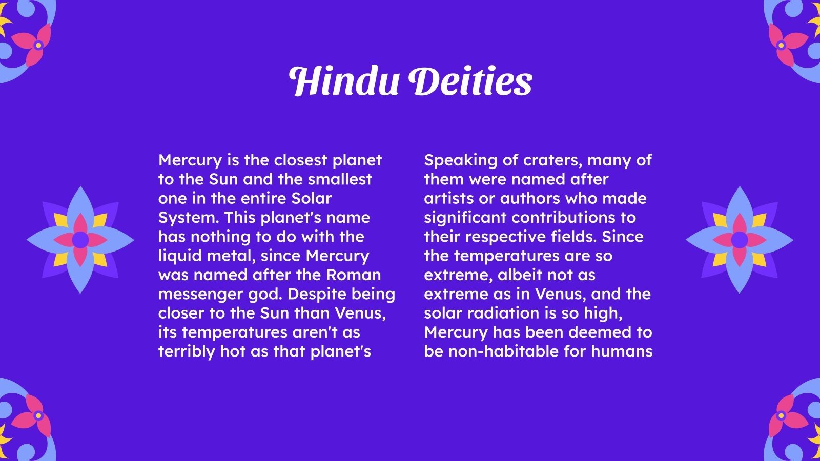 Ancient Hindu Gods Presentation