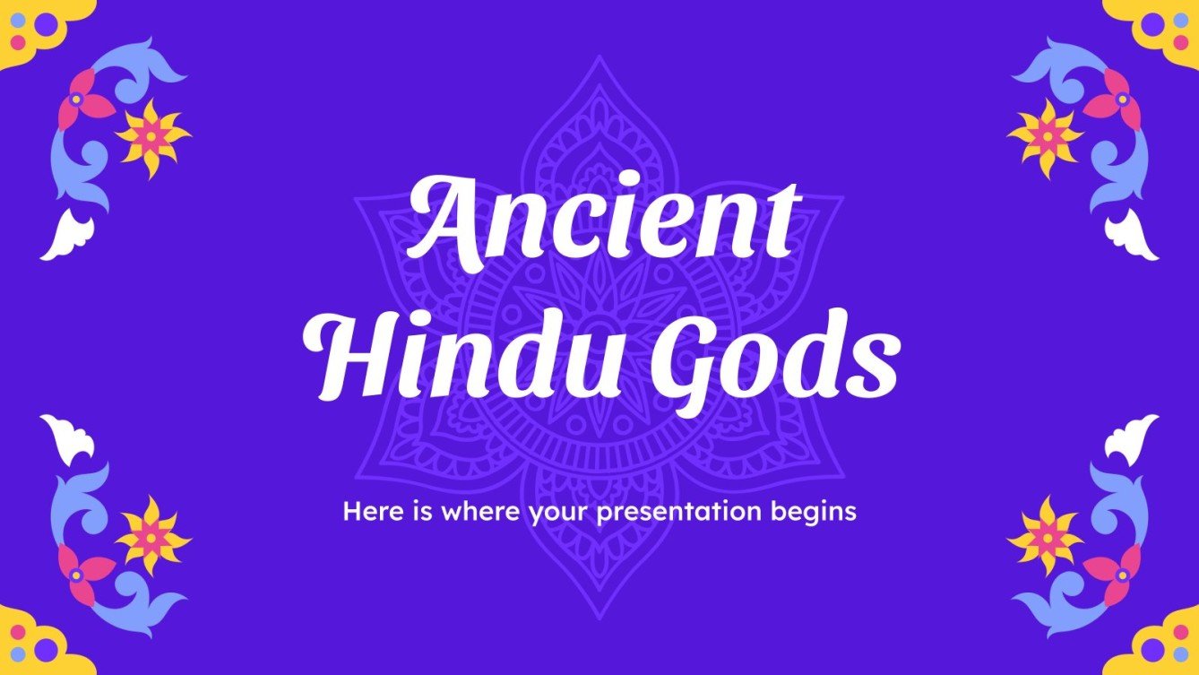 Free templates about Hinduism for Google Slides & PowerPoint