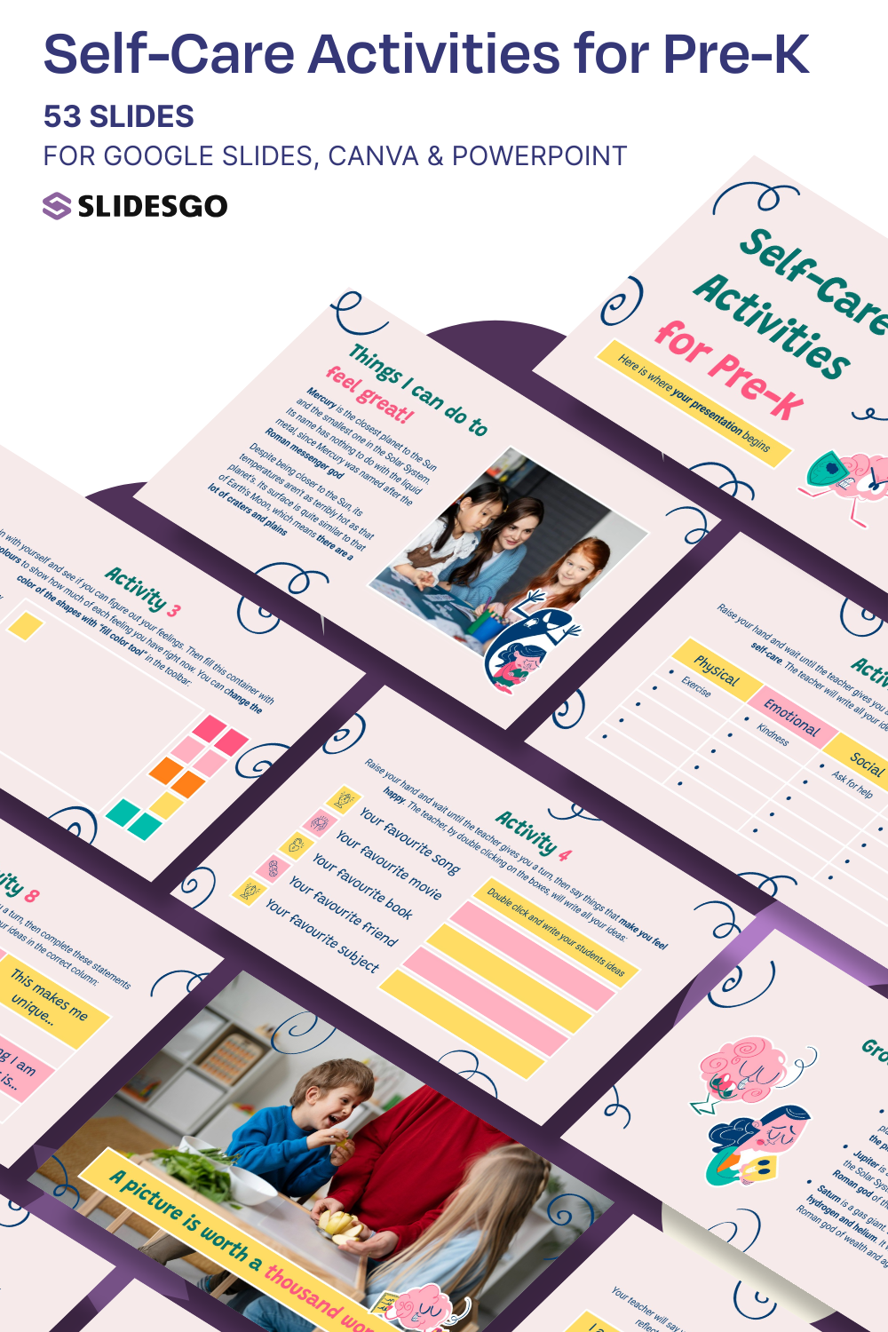 Self-Care Activities for Pre-K Presentation