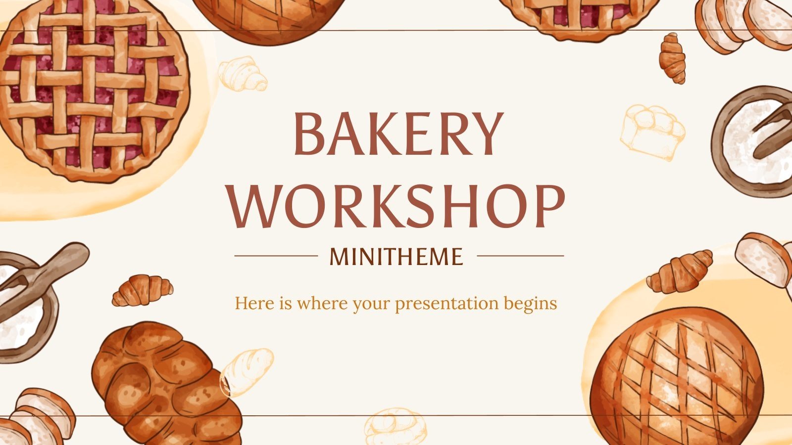 Bakery Workshop Minitheme Presentation