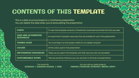 Snake Pattern Minitheme Presentation
