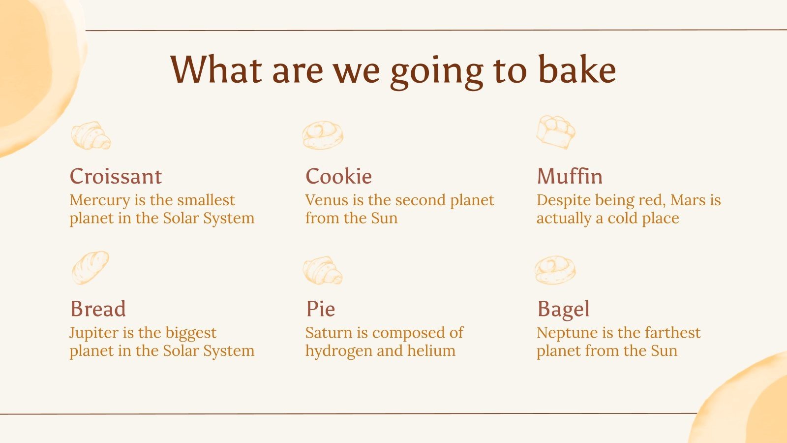 Bakery Workshop Minitheme Presentation