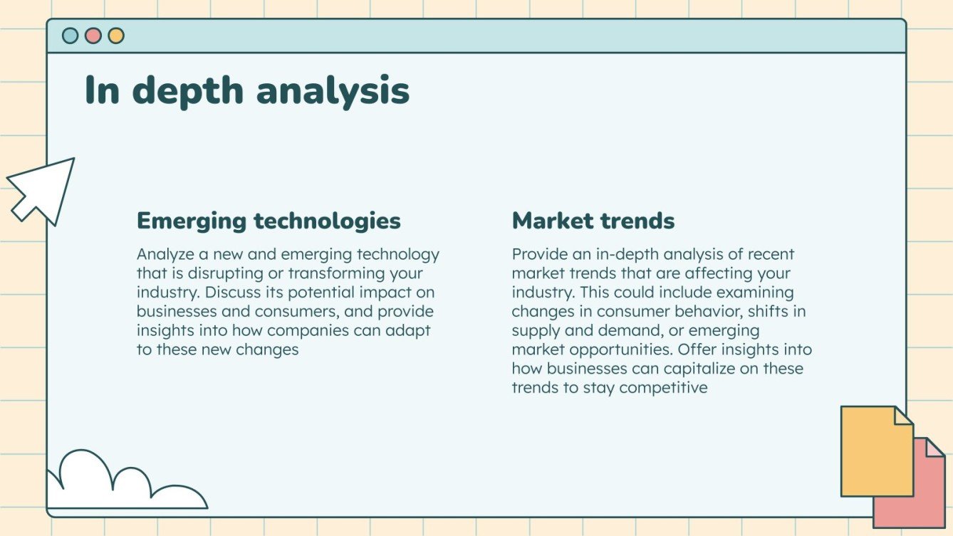 Cute Pastel Interface Newsletter Presentation
