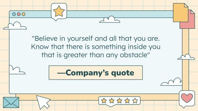 Cute Pastel Interface Newsletter Presentation